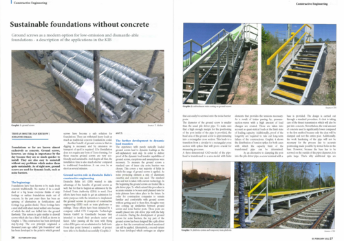 Sustainable foundations without concrete